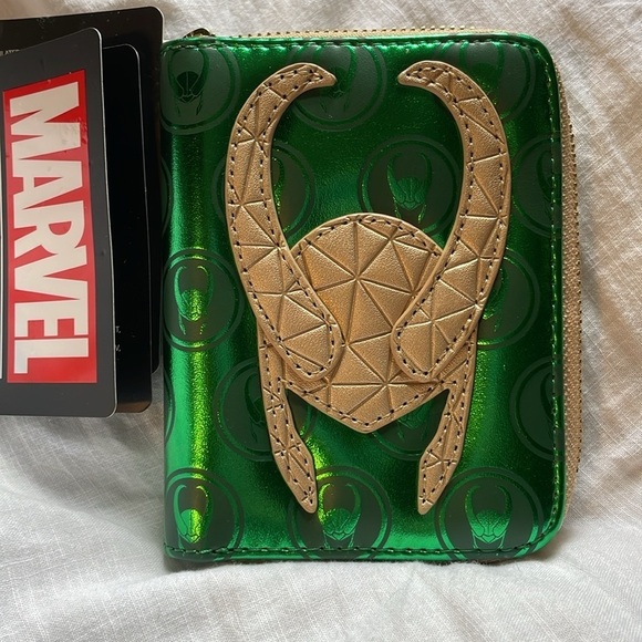 Loungefly | Bags | Nwt Marvel Loungefly Loki Wallet | Poshmark